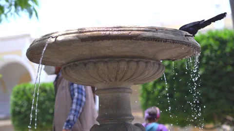 Colonial fountain in Latin America with ... | Stock Video | Pond5