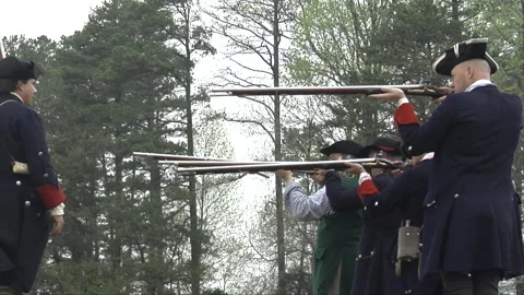 Colonial Soldiers of the French & Indian... | Stock Video | Pond5