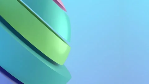 Color animation of a volumetric sphere w... | Stock Video | Pond5