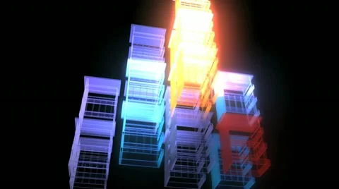 Tetris Blocks L Stock Videos – Royalty-Free HD & 4K Videos