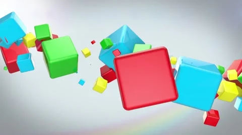 After Effects Template: Color Boxes Logo Reveal #49827568