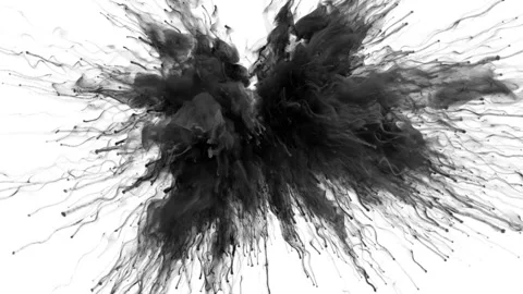 Color Burst - black smoke powder explosi... | Stock Video | Pond5