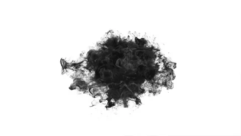 Color burst black smoke powder shockwave... | Stock Video | Pond5