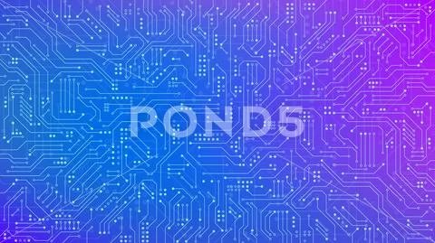 Color Circuit board texture for banner. Abstract technology background ...