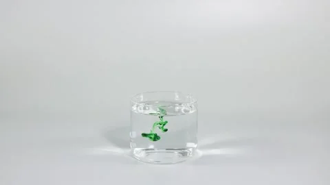 Food Coloring In Water Diffusion
