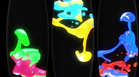 color flow lava lamp background | Stock Video | Pond5