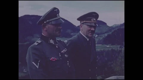Color footage of Adolf Hitler 2 with Naz... | Stock Video | Pond5