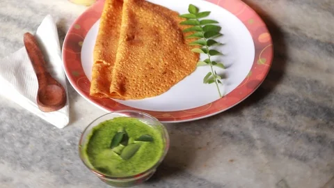 color full dosa on nice background | Stock Video | Pond5