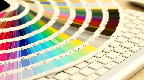 Color Palette Guide Stock Video Footage | Royalty Free Color Palette ...