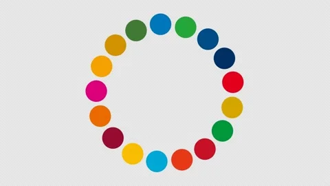 Color images of SDGs on transparent back... | Stock Video | Pond5