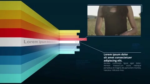 Color Lines Profile ~ After Effects Template #54952494