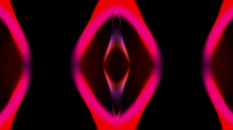 color oval deform pattern,tunnel light b... | Stock Video | Pond5
