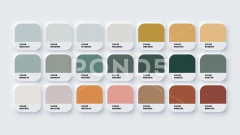 Color Palette, Color Swatches in RGB, HEX Colors, Pastel Colour in HEX ...