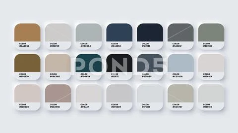 Color Palette, Color Swatches in RGB, HEX Colors, Pastel Colour in HEX ...