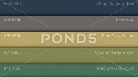 Color Palette Guide. Web colors. Sample Colors Catalog. selection of ...