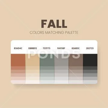 Color palette in a Passion colour themed collections. Color scheme or ...