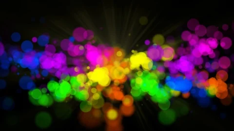 Color Particles Background Loop | Stock Video | Pond5