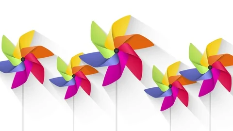 color pinwheel abstract background loop ... | Stock Video | Pond5