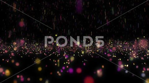 Color rain particle abstract background: Royalty Free #121355306