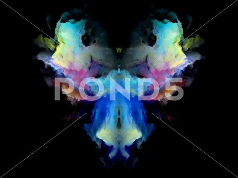 Color Rorschach Test Pattern: Graphic #70259009