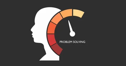 Color scale with arrow. The problem solv... | Stock Video | Pond5