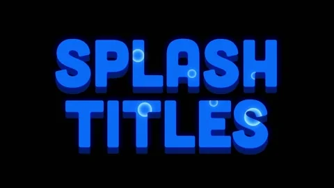 After Effects Template: Color Splash Titles #144701473