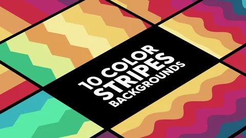 Color Stripes Backgrounds ~ After Effects #254333196