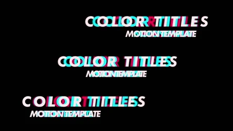 Color Swipe Lower Thirds ~ After Effects Project #146466575