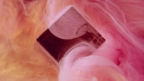 Color vapor wave ink water splash pink y... | Stock Video | Pond5
