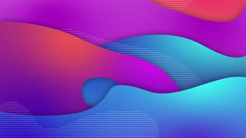 Color waves looped animated backgrounds | Stock Video | Pond5
