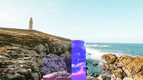 After Effects: Colored Bars Transitions for After Effects #238003978