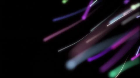 Colored comet particles from above on B... | Stock Video | Pond5