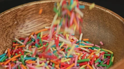 pouring sprinkles