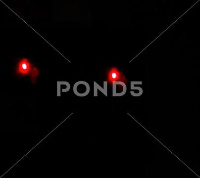 Colored led club lights on black background Stock Image #156410966