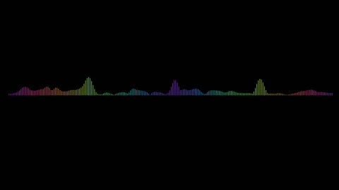 Shape Waveform Spectrum Stock Video Footage | Royalty Free Shape ...