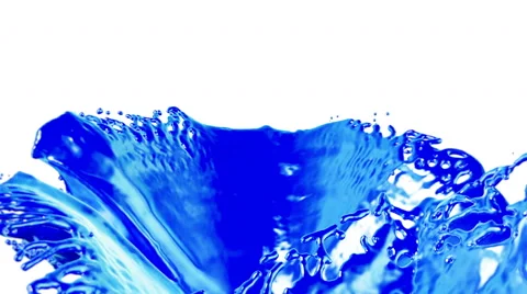 Colored Paint Splash. Slow motion. | Stock Video | Pond5