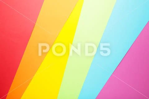 Colored paper background of lgbt pride concept for design. Top view ...