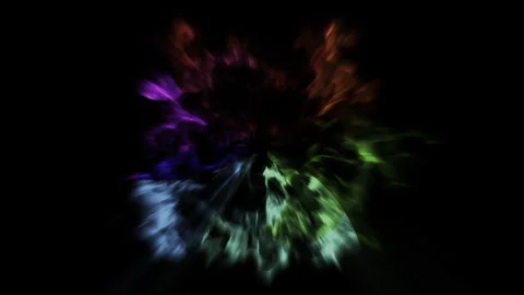 Colored smoke explosion shock wave | Stock Video | Pond5