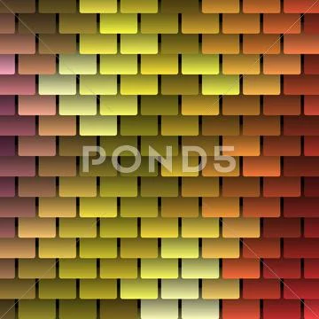 Colored Vector Shingles Background Illustration #61107176