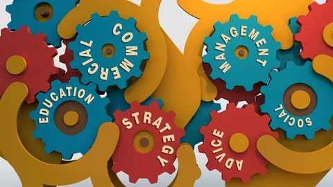 Colored Wheels 3D Animation - Seamless L... | Stock Video | Pond5