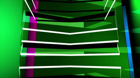 Colorful 3D Helix Cube Loop Background | Stock Video | Pond5