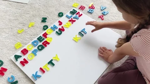 Colorful abc for kindergarten and presch... | Stock Video | Pond5