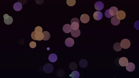 Colorful animated circles particles ligh... | Stock Video | Pond5