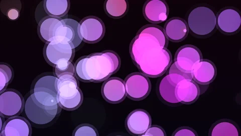 Colorful animated circles particles ligh... | Stock Video | Pond5