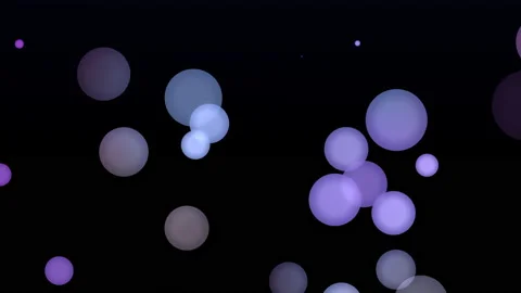 Colorful animated circles particles ligh... | Stock Video | Pond5