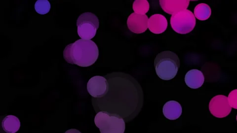 Colorful animated circles particles ligh... | Stock Video | Pond5