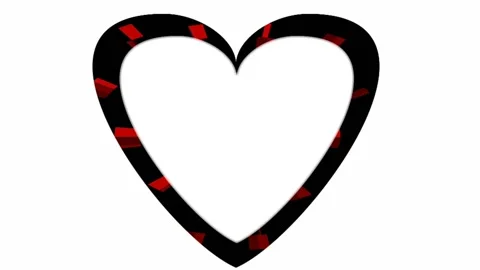 Colorful animated heart-shaped frames fo... | Stock Video | Pond5