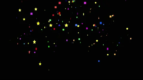 Colorful animation of multiple object br... | Stock Video | Pond5