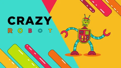 Robot Doodle Sketch Stock Video Footage | Royalty Free Robot Doodle ...