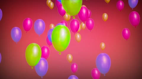 Balloons It Falling Stock Video Footage | Royalty Free Balloons It ...